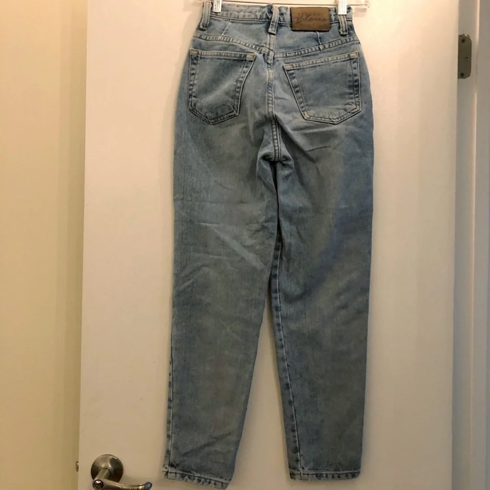 Vintage | Jeans | Vintage 99s Express Bleus High Waisted Light Wash Mom ...